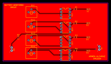 Battery Monitoring Circuit - OSHWLab