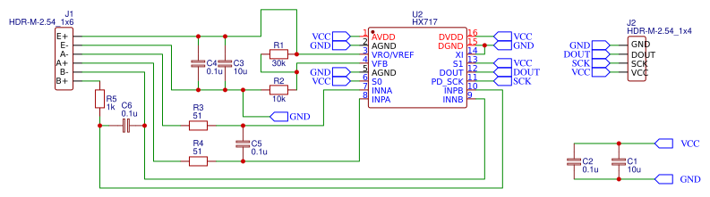HX717 PCB - OSHWLab