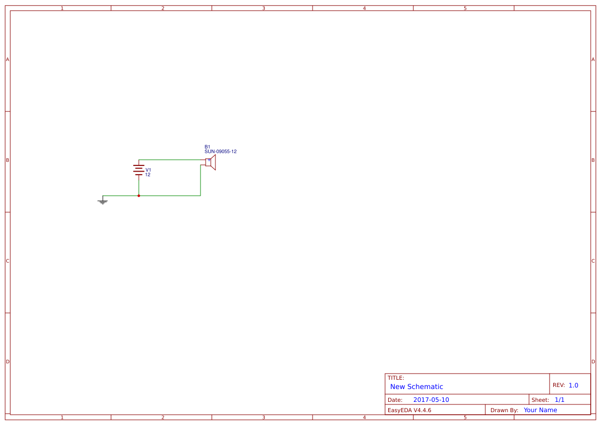 buzzer test - EasyEDA open source hardware lab