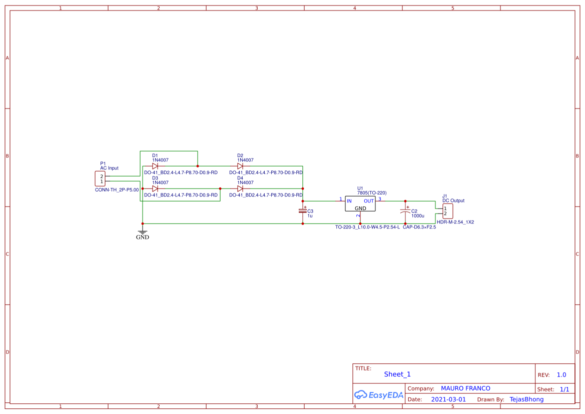 FONTE 5V - EasyEDA open source hardware lab