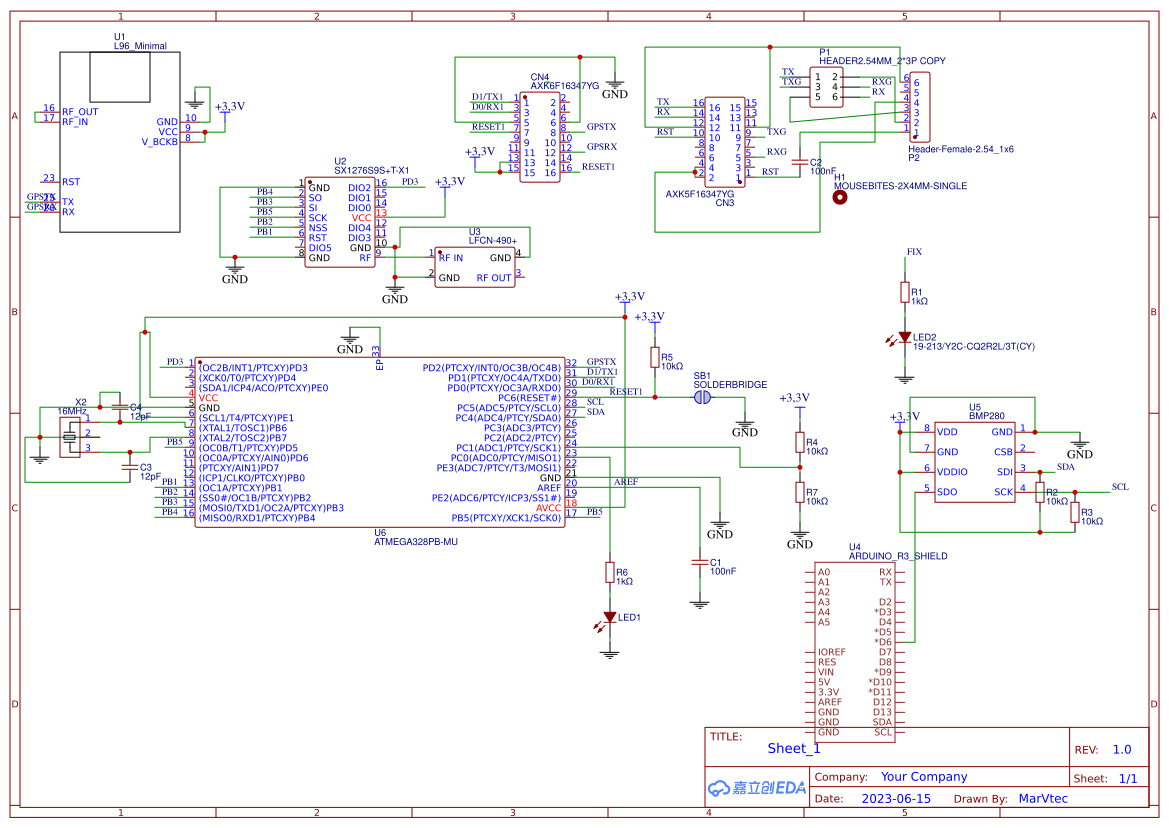 LoRa APRS light weight tx beta - OSHWLab