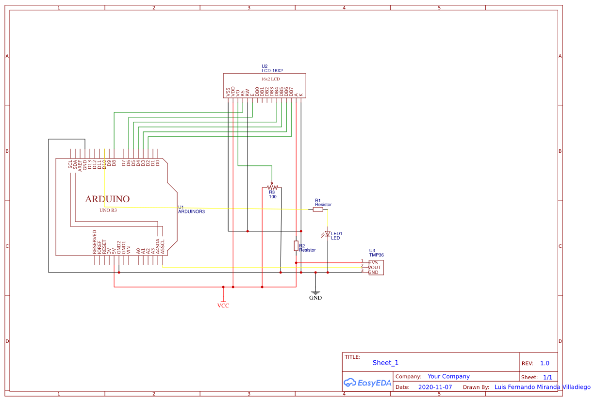 Termometro Digital - EasyEDA open source hardware lab
