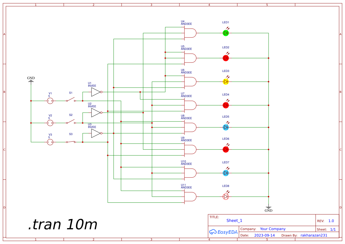 Decoder Experiment Easyeda Open Source Hardware Lab