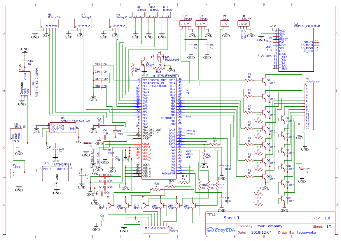 skrzynka auto stm32 - EasyEDA open source hardware lab