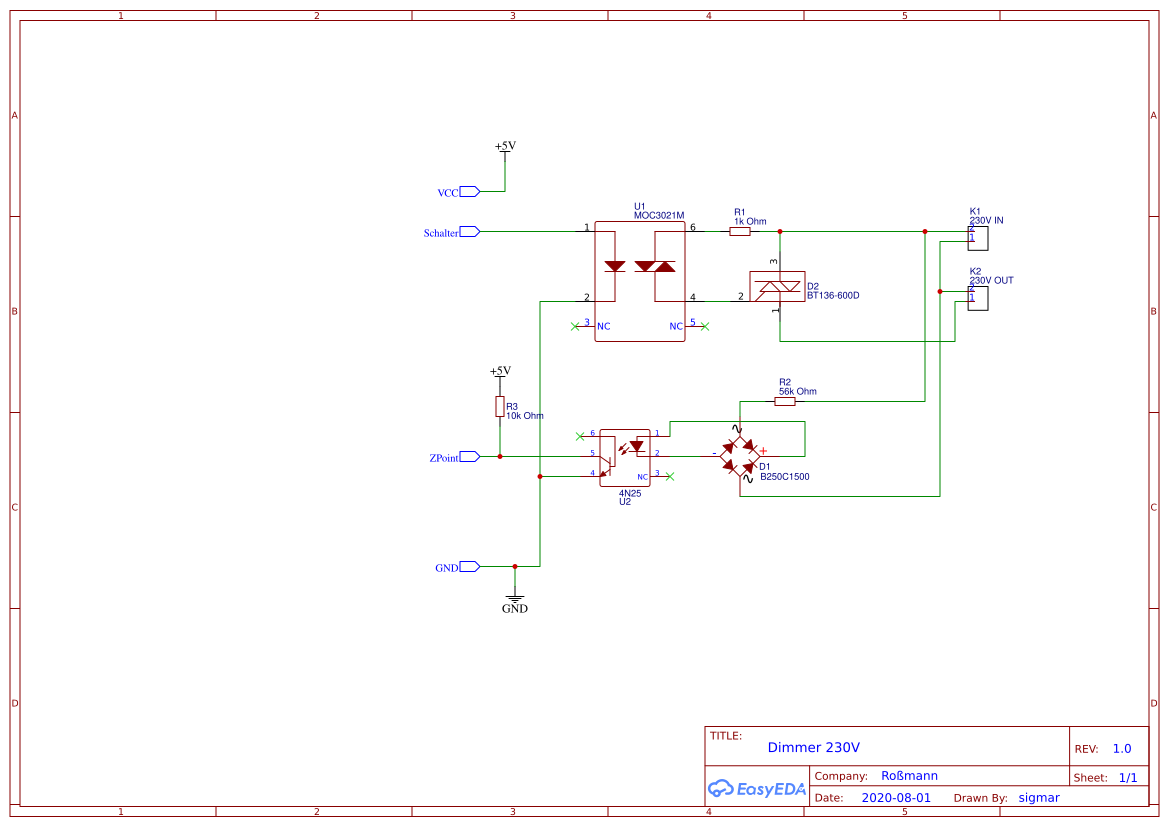 Dimmer - EasyEDA open source hardware lab