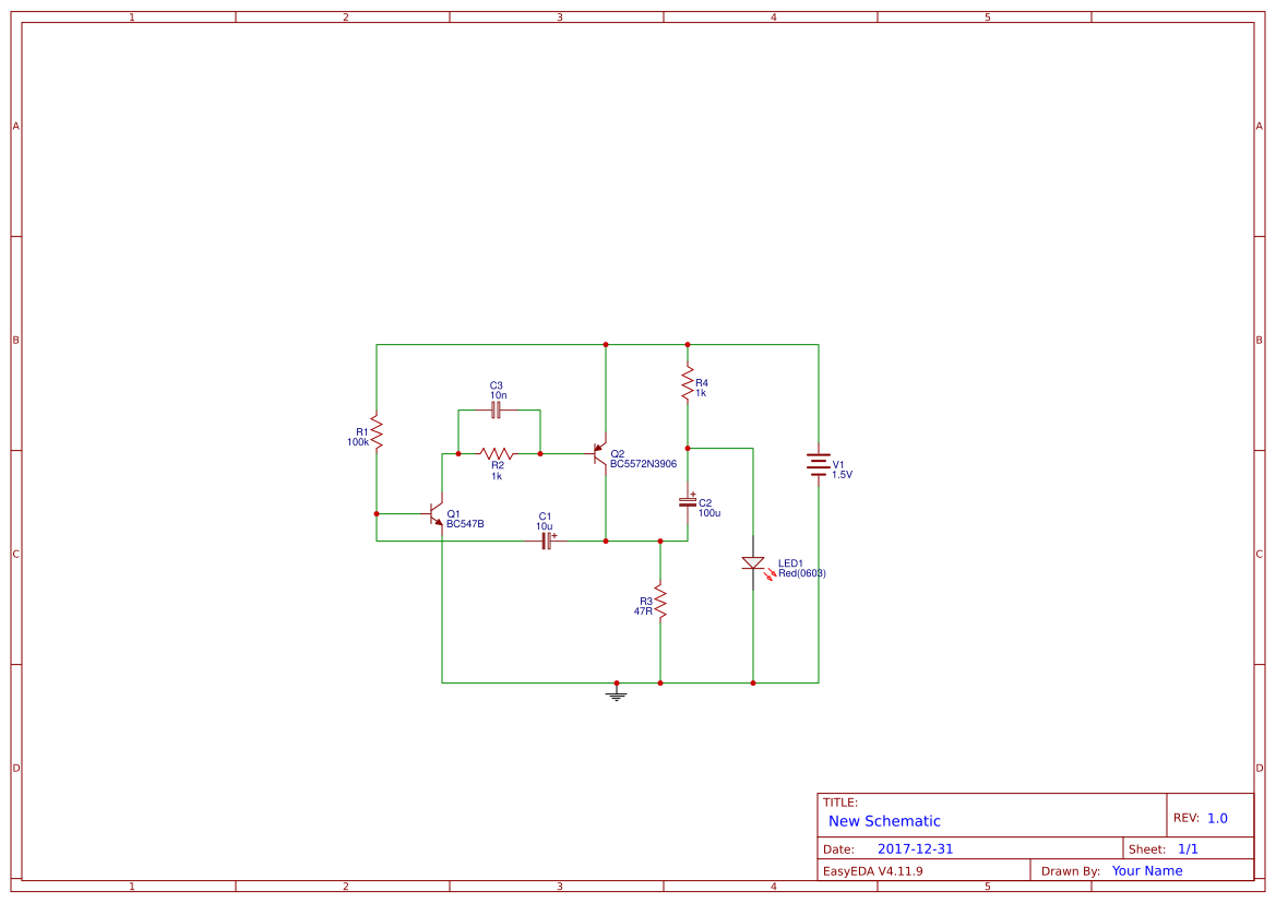 1.5 V Led Flasher - OSHWLab
