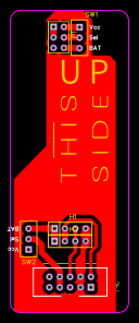Bluepill STM32F103 ST-Link V2 Ribbon cable Breakout board - OSHWLab