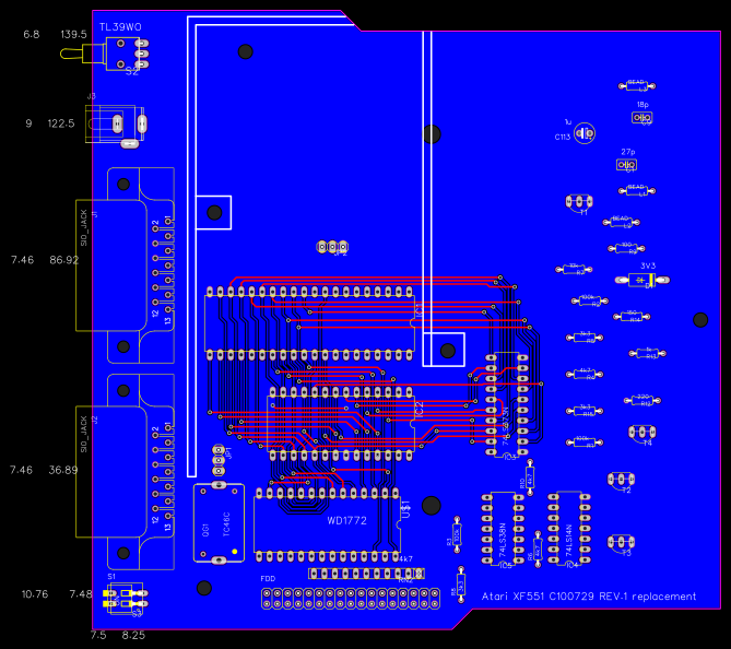 Atari Xf551 - EasyEDA open source hardware lab