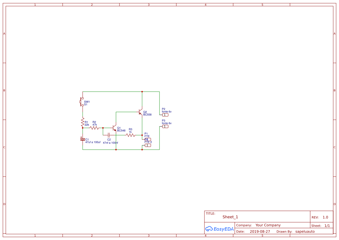 eletrônica analógica 3º bimestre - EasyEDA open source hardware lab