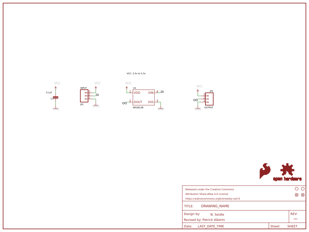 Ws2812b Breakout v11 - OSHWLab