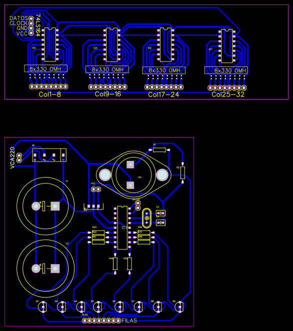 Matriz Leds - OSHWLab