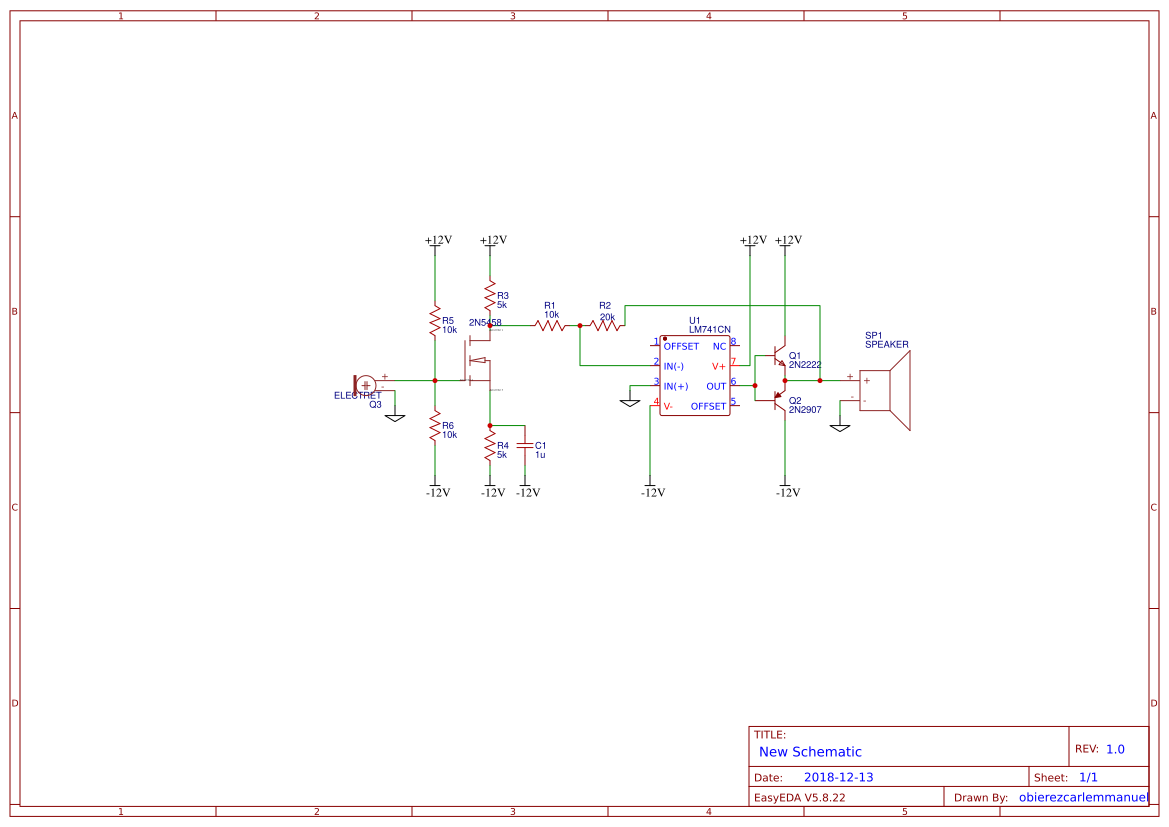 Audio Amplifier - EasyEDA open source hardware lab