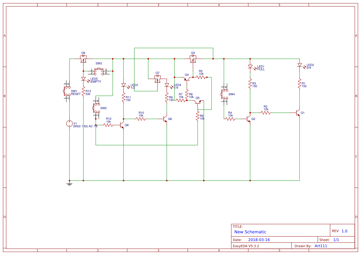 Oil Tank Gauge LED Display - EasyEDA open source hardware lab
