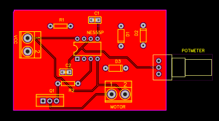 DC Motor PWM test - EasyEDA open source hardware lab