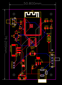 WLED_ESP_CircuitBoard - OSHWLab