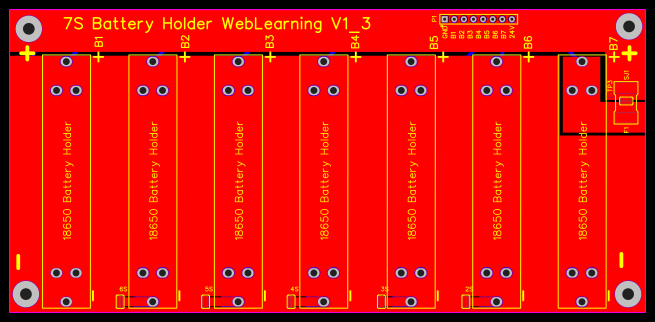 7S battery holder copy - EasyEDA open source hardware lab