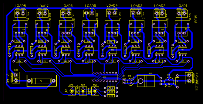 Microcontroller based running light controller - OSHWLab