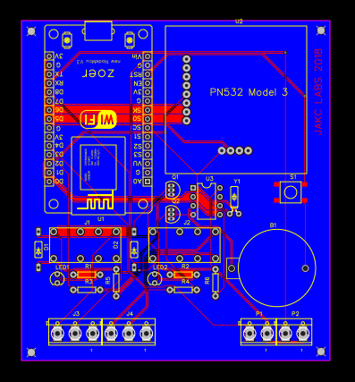 ESP Access Control 1.0 - EasyEDA open source hardware lab