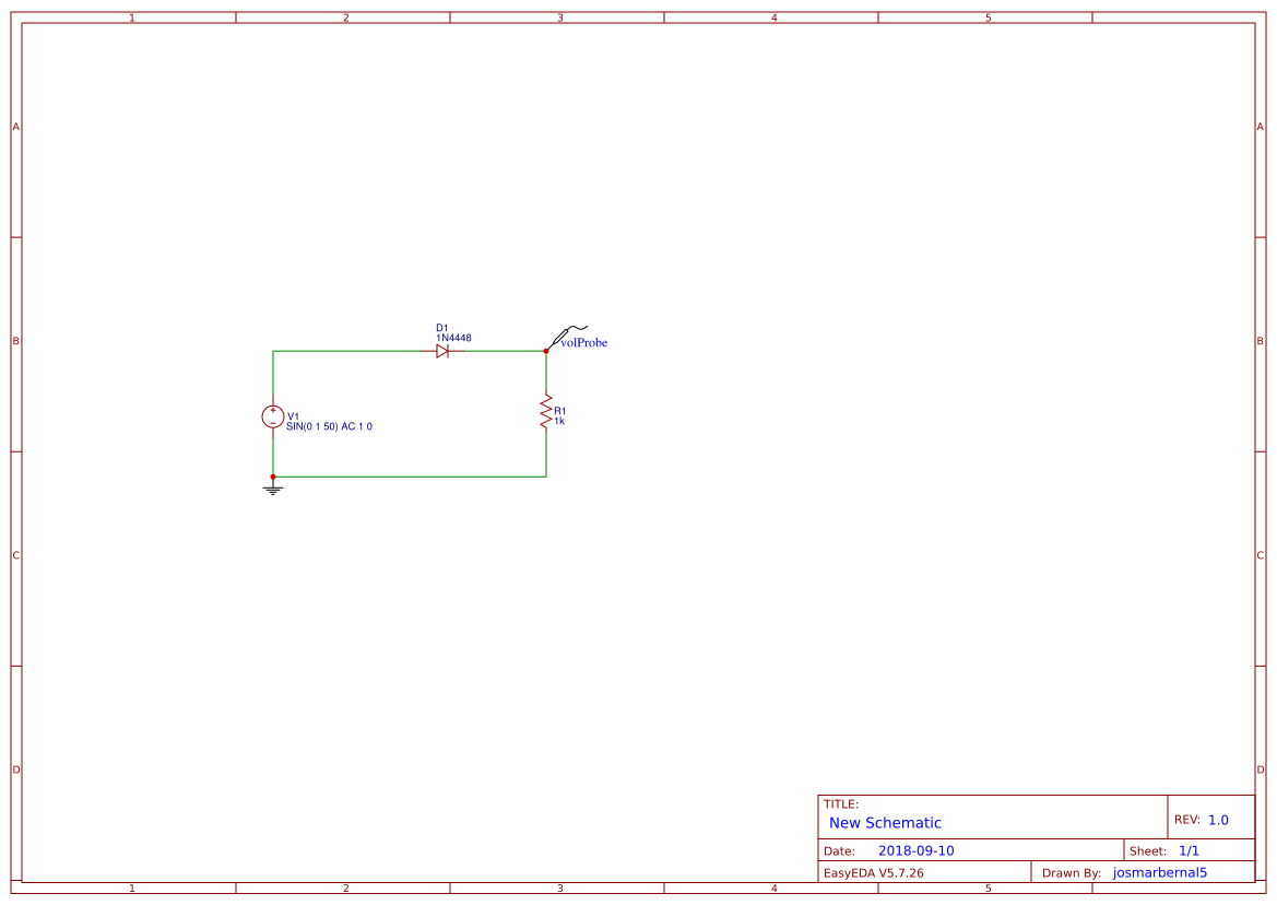 rectificador de media onda - Platform for creating and sharing projects - OSHWLab