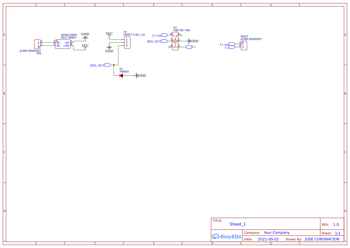 relay 220 - EasyEDA open source hardware lab