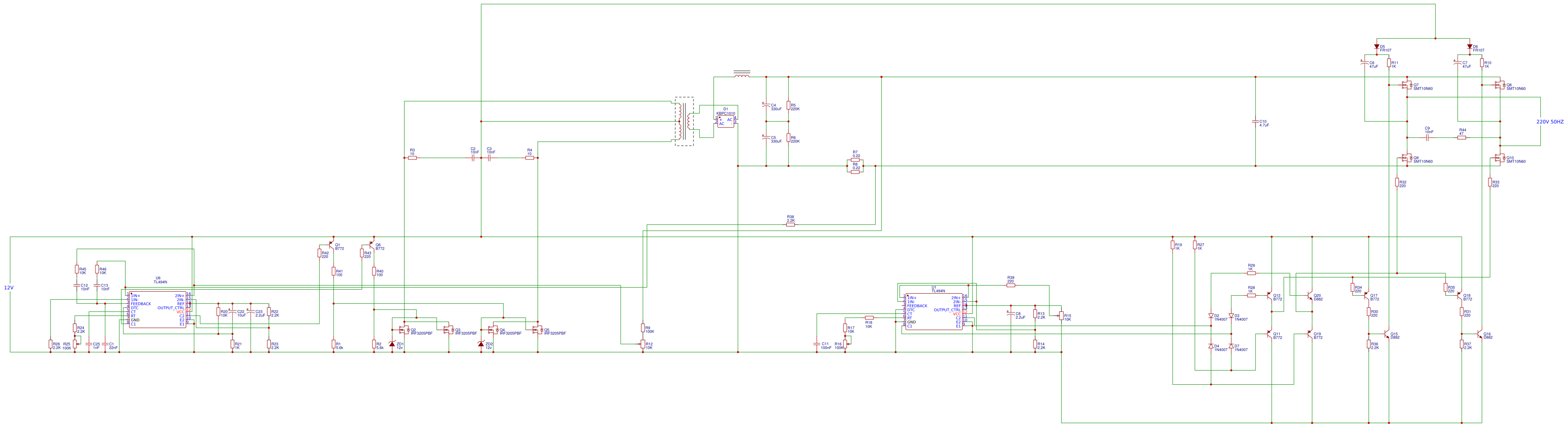 inverter tl494 fsmt - EasyEDA open source hardware lab