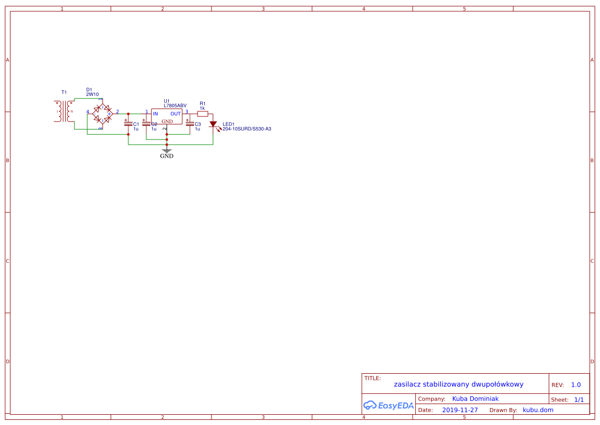 Zasilacz stabilizowany dwupołówkowy(mostek greca) - Platform for ...