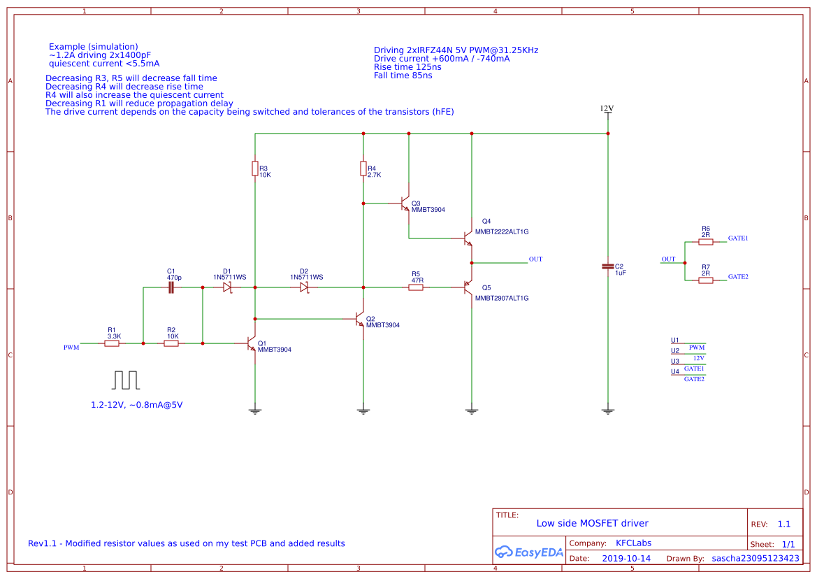 MOSFET driver - OSHWLab