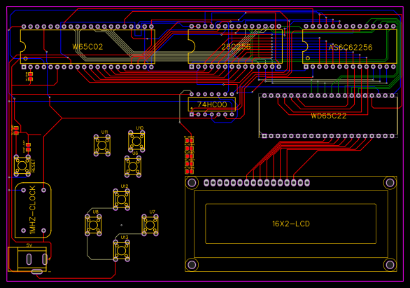 6502 Board - EasyEDA open source hardware lab