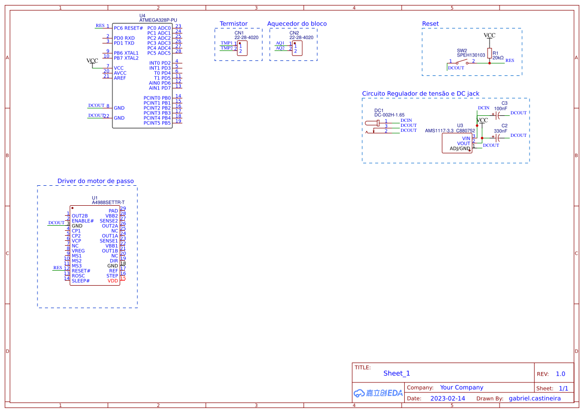 Filamentador PET - EasyEDA open source hardware lab