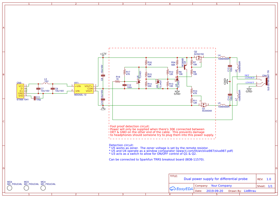 active-differential-probe - EasyEDA open source hardware lab