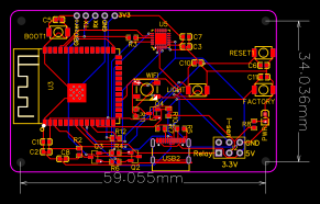 ESP32 Light Switch - EasyEDA open source hardware lab