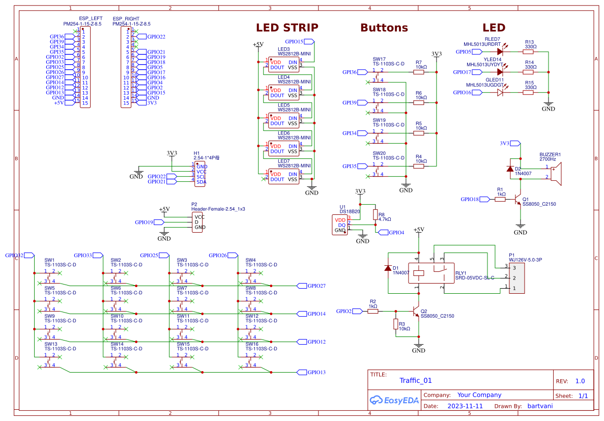 ESP32 test board - OSHWLab