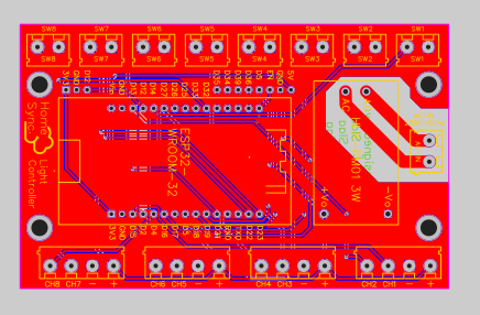 Schematic HomeSync Light Controller V1 - EasyEDA open source hardware lab