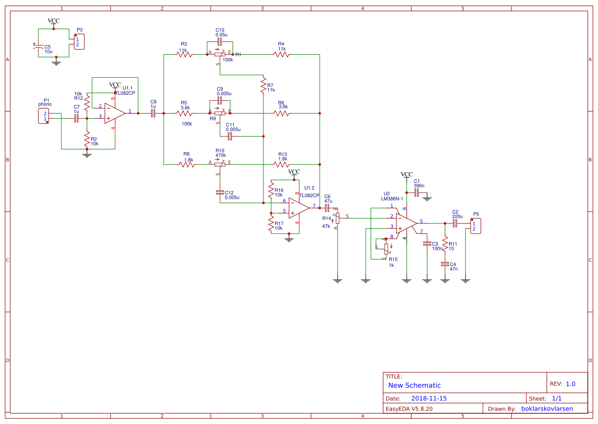 Tone kontrol - EasyEDA open source hardware lab