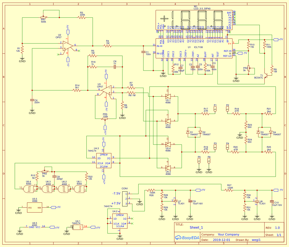 ESR METER - EasyEDA open source hardware lab