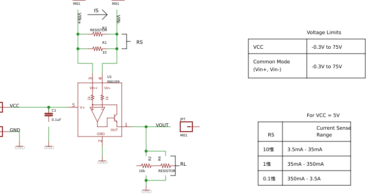 SparkFun Current Sensor Breakout - INA169 - OSHWLab