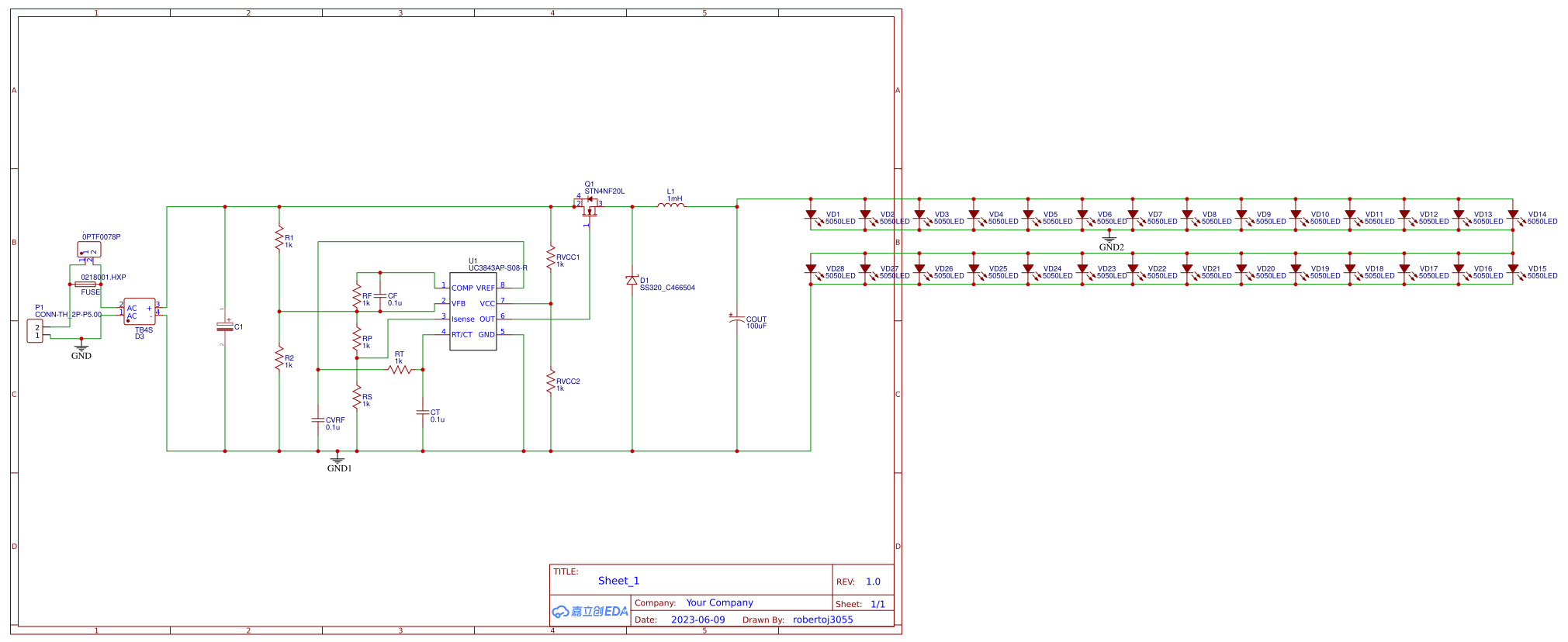 Driver 10W circular - EasyEDA open source hardware lab