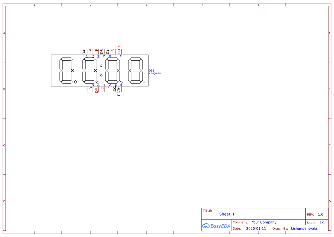 robogyaan 7seg - Platform for creating and sharing projects - OSHWLab