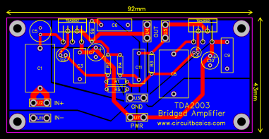 TDA2003 Stereo Amplifier copy - EasyEDA open source hardware lab