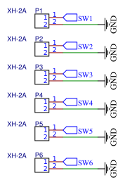 6x end switches board v2 - EasyEDA open source hardware lab