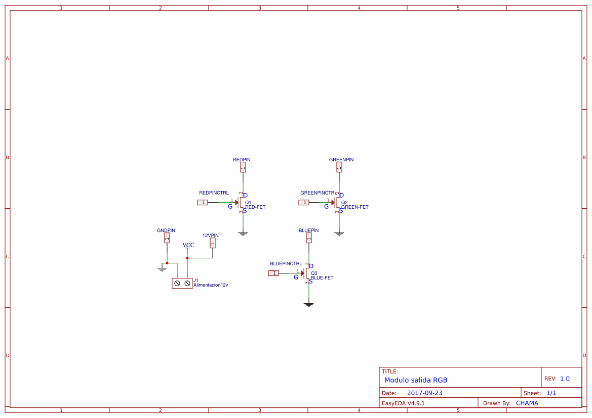 RGB module controller - OSHWLab