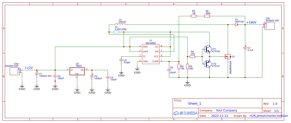 project1 - EasyEDA open source hardware lab