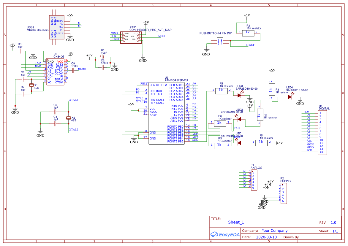 TUGAS ARDUINO - EasyEDA open source hardware lab