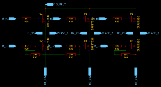 BLDC VESC 4.0 - EasyEDA open source hardware lab