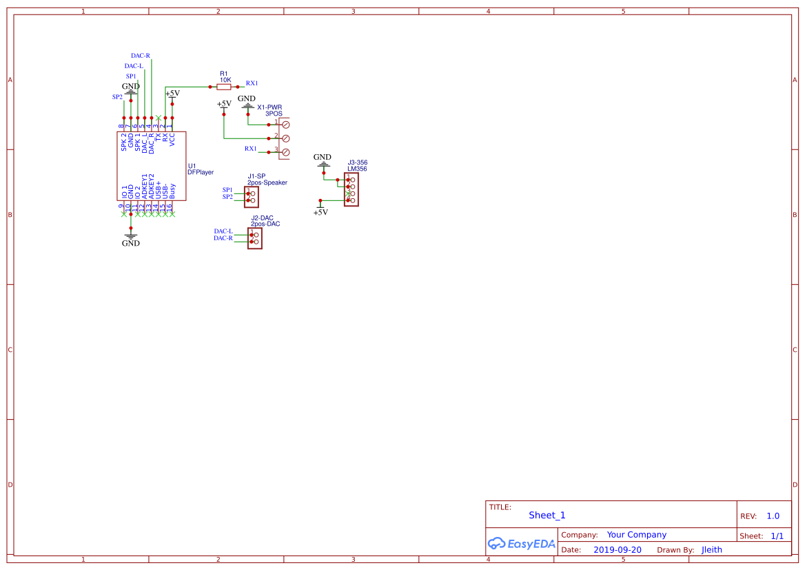 S-DFplayer - EasyEDA open source hardware lab