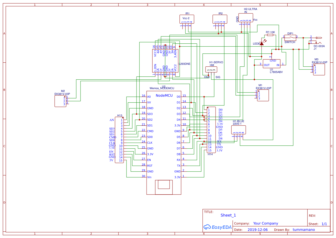MOVING BOT - EasyEDA open source hardware lab