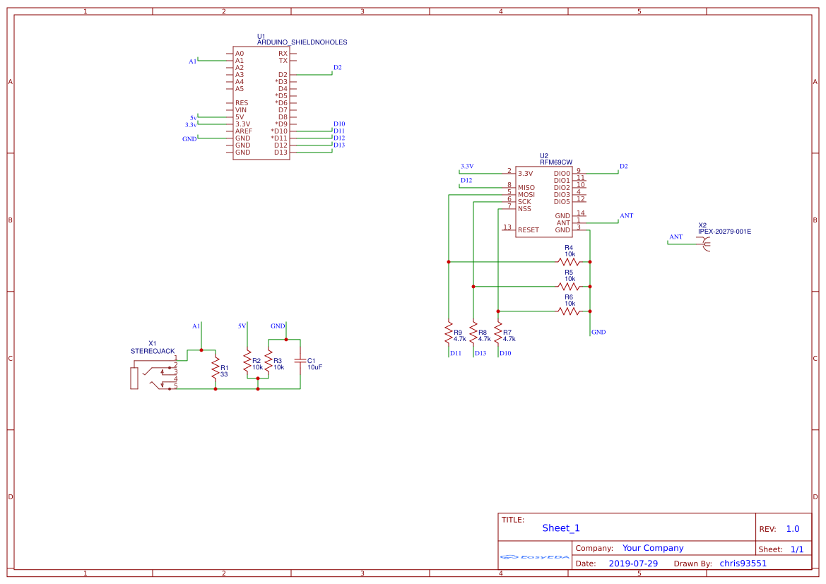 Custom Emontx Arduino Shield Easyeda Open Source Hardware Lab
