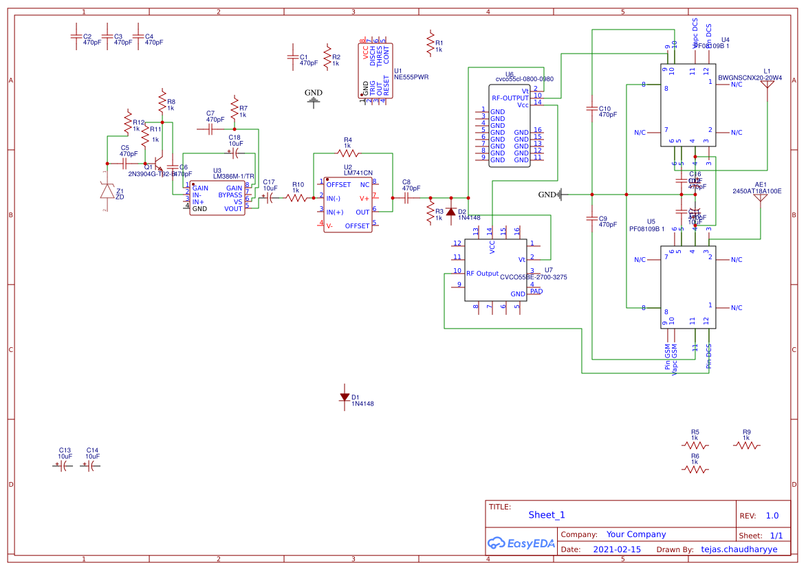 Tejas Chaudhary EDA - EasyEDA open source hardware lab