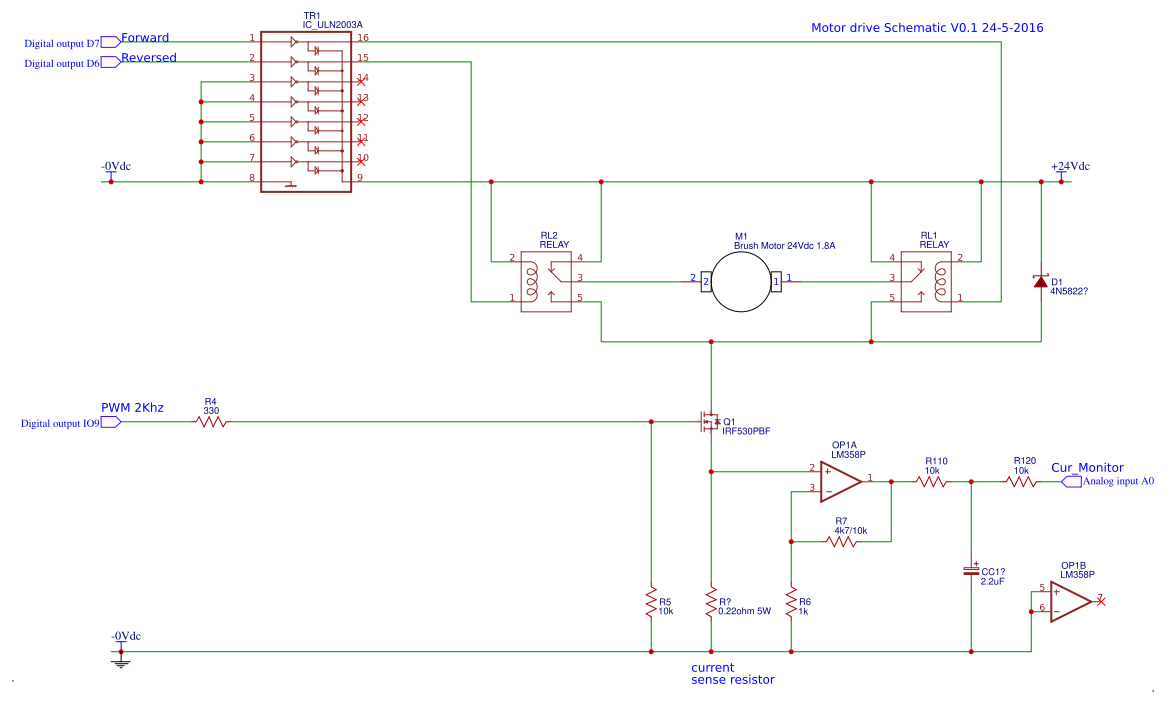 Opensource Linear Actuator Controller (Calculated for Concens 35) - OSHWLab