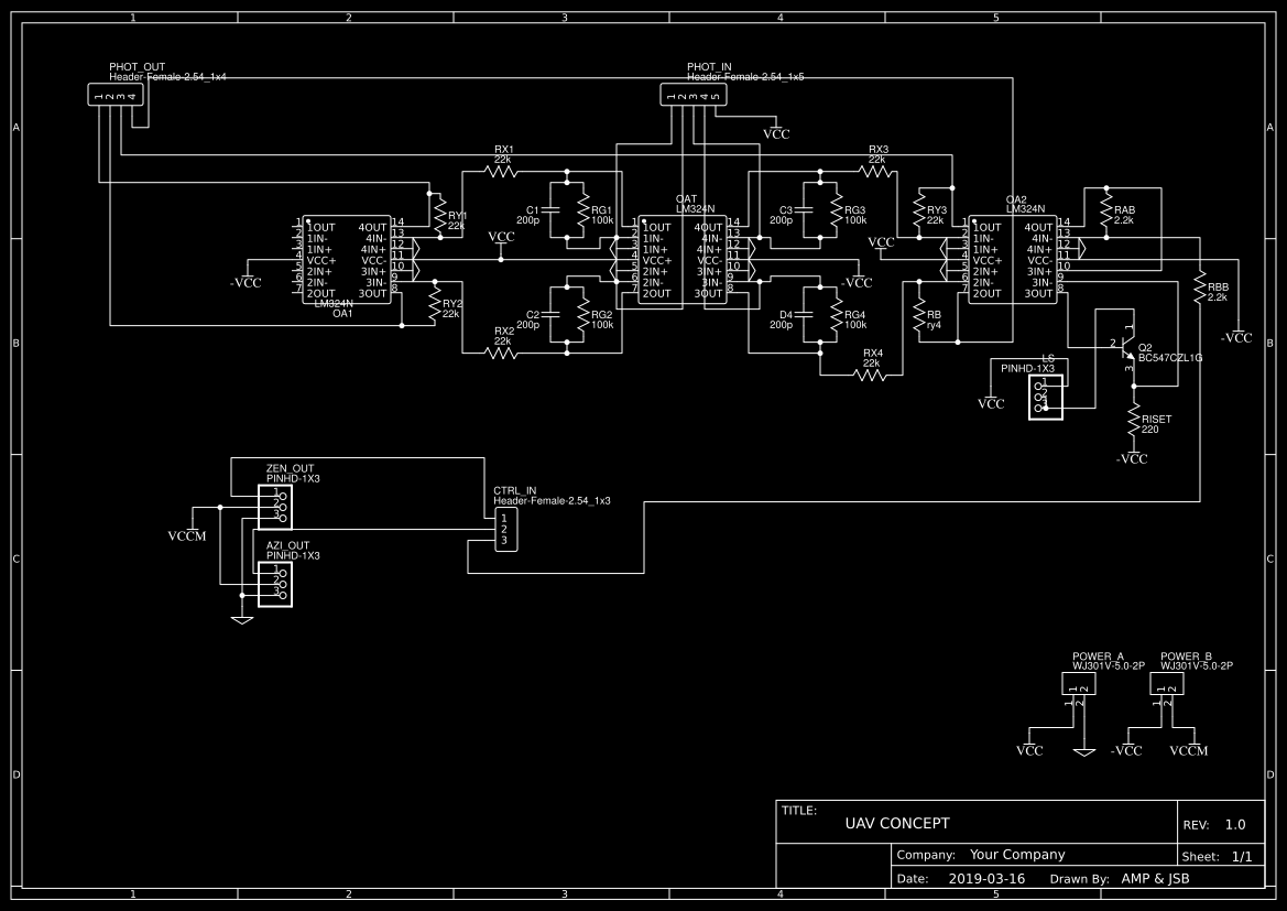 UAV Concept - EasyEDA open source hardware lab